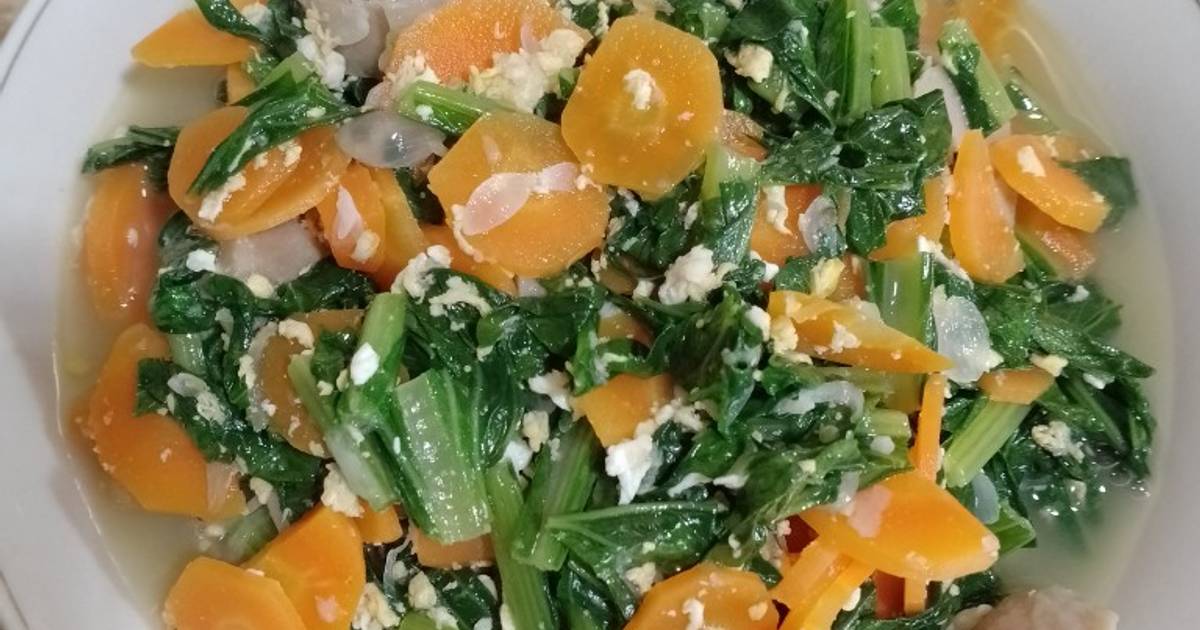 Resep Sayur cah sawi caisim, wortel, bakso oleh Ibuknya Fadhil💜 - Cookpad