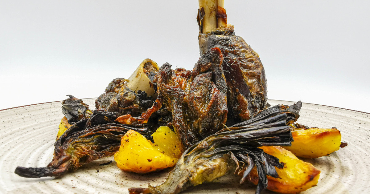 Ricetta Capretto Arrosto Al Forno Con Carciofi E Patate di Pierre e ...