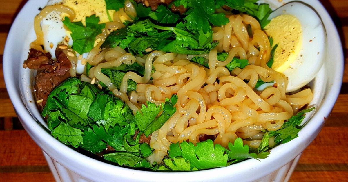 Mike's 3 Minute Dashi Beef Ramen Noodle Soup Recipe By Mmobrien
