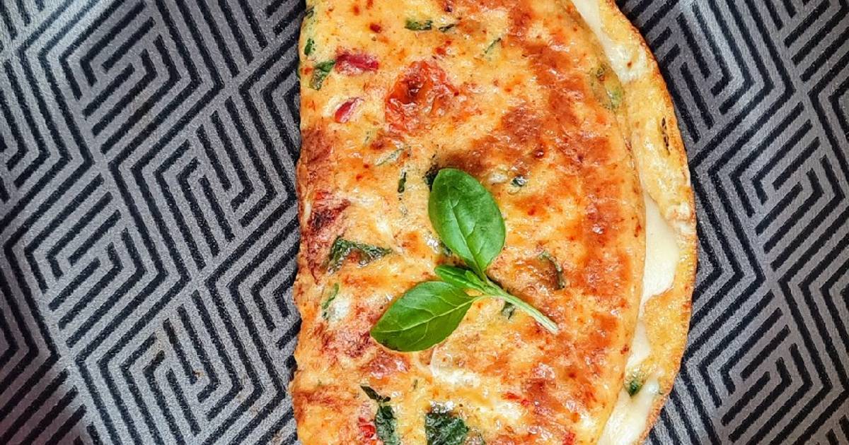 Omelette caprese - 28 recetas caseras- Cookpad
