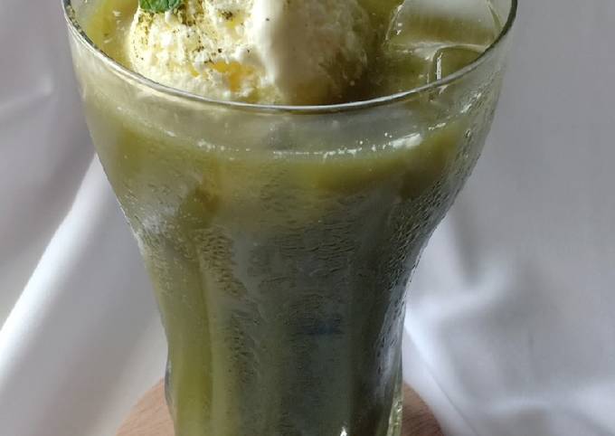 Resep Matcha Float oleh Agnes エミリア 💕 - Cookpad