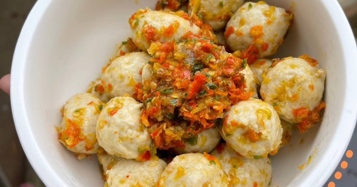 Resep Bakso pentol oleh caca_kitchen - Cookpad