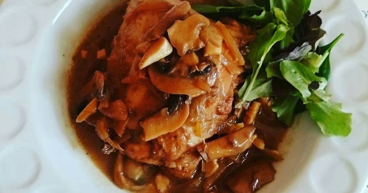 Adobong Chicken With Mushroom Recipe by Zackyzuchinni