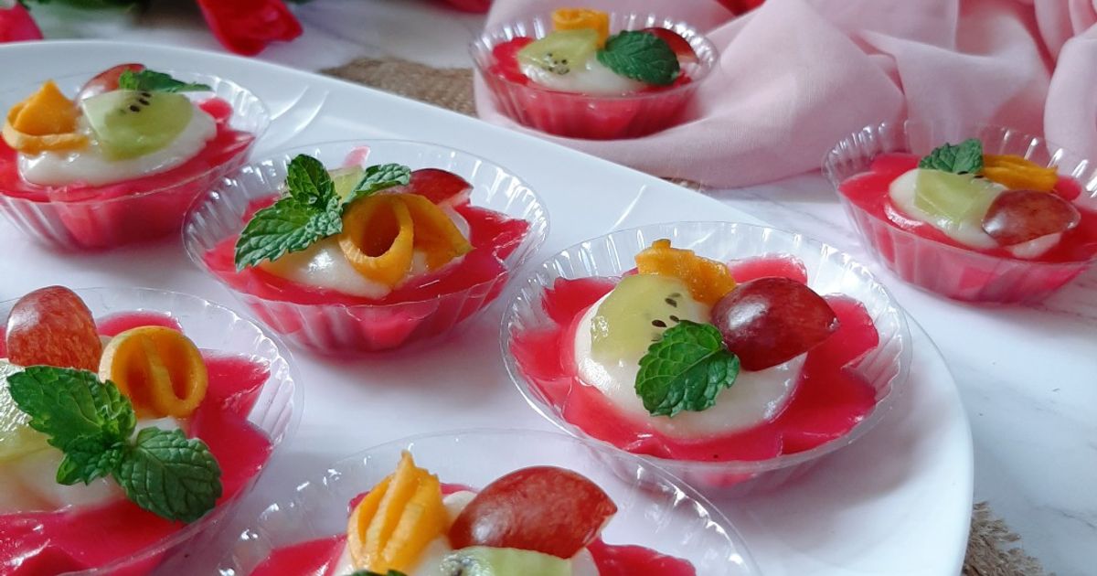 Resep Puding Buah Pinky Pai oleh Naila Rizqa - Cookpad
