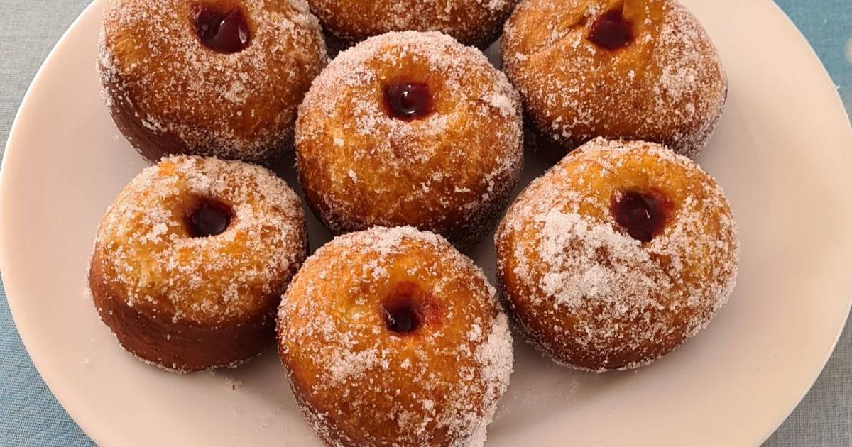 Beignet fourré à la framboise de Cuistorando - Cookpad