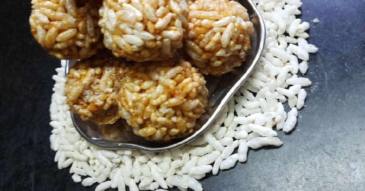 Amita patel દ્વારા રેસીપી મમરા ના લાડુ(Mamra Ladoo Recipe In Gujarati ...