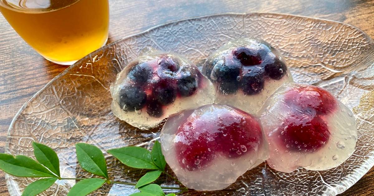 Japanese Fruit Mochi Jelly Recipe by Aunty Eiko's international cuisine ...