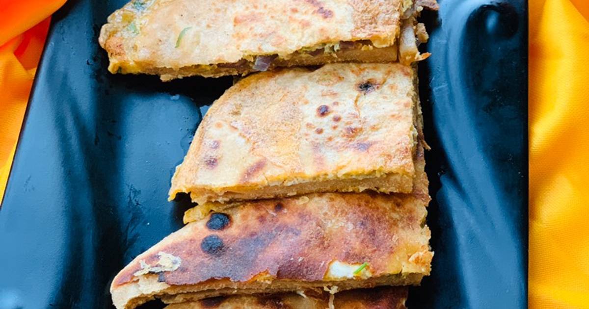 Egg Packet Paratha Recipe by RUCHIKA - Cookpad