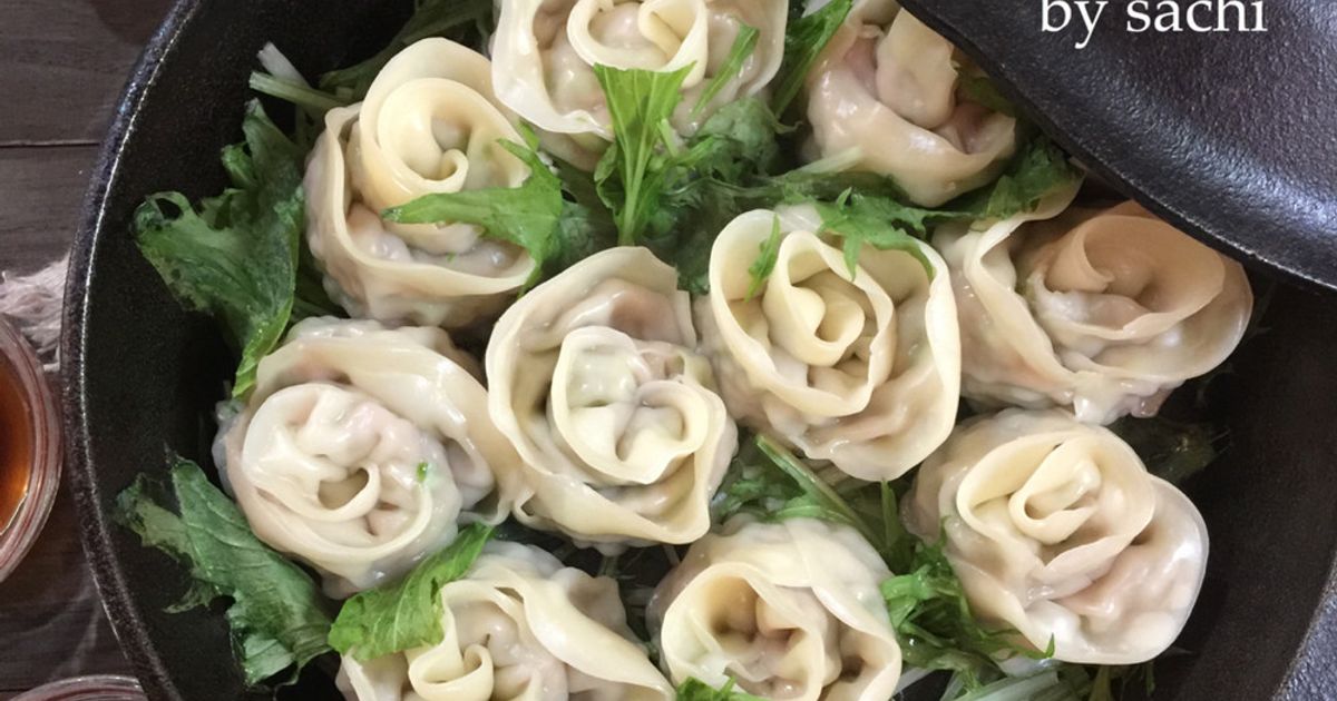 Cabbage Filled Rose Dumplings Recipe By Sachi825