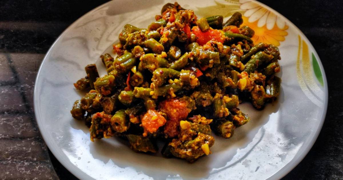Beans Bhaji Recipe By Smita Kiran Patil Cookpad