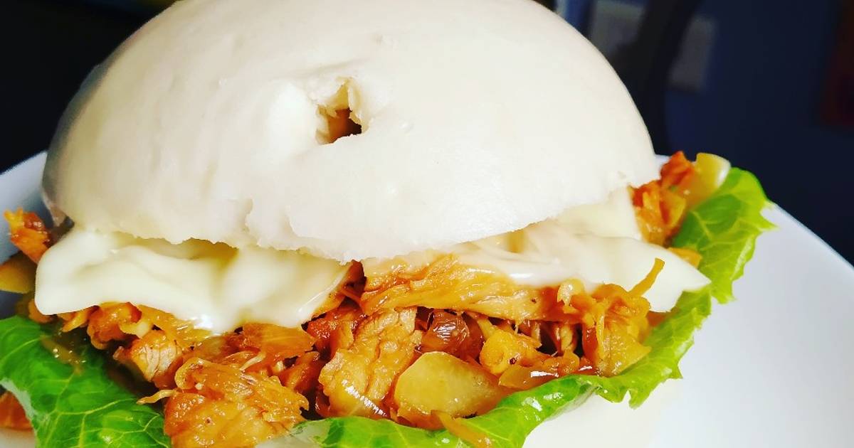 Resep Burger pao isi ayam suwir oleh Lala - Cookpad