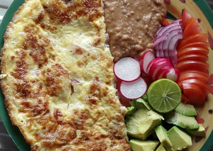 Huevo torta Norteño (tipo omelette) Receta de Hanna Hurtado ⭐- Cookpad