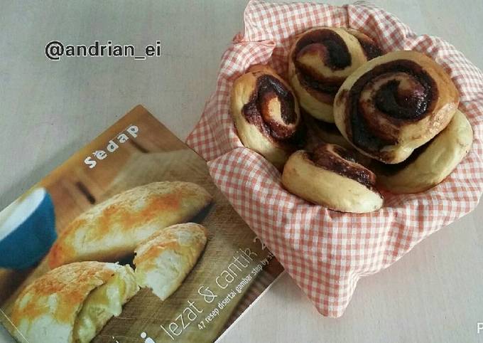 Resep Choco Cheese Roll Bread (Roti Gulung Coklat Keju) - Tanpa Ulen ...
