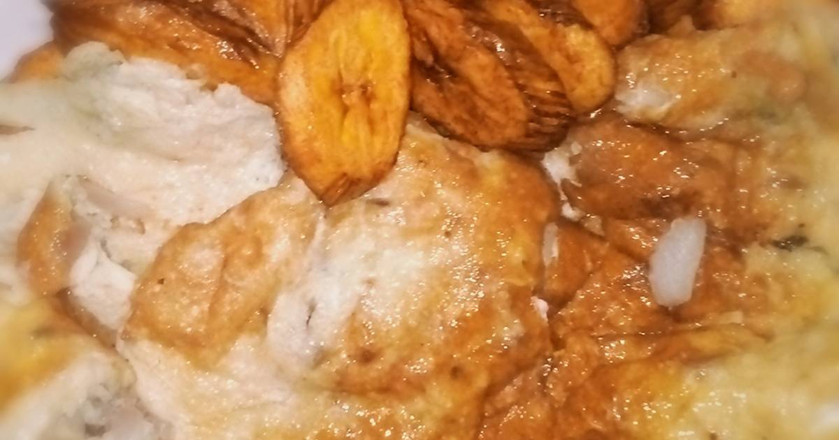 Fried plantain and egg girki daga Ummouh Muhammad - Cookpad