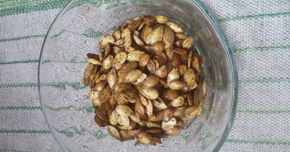 Semillas de calabaza saborizadas - snack Receta de AndreaInfu♡- Cookpad