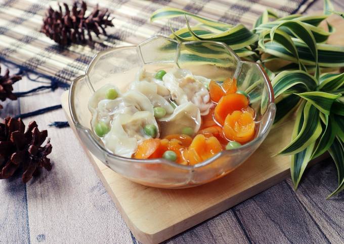 Resep Sup Wonton (Pangsit Kuah) dengan Wortel oleh Tan - Cookpad
