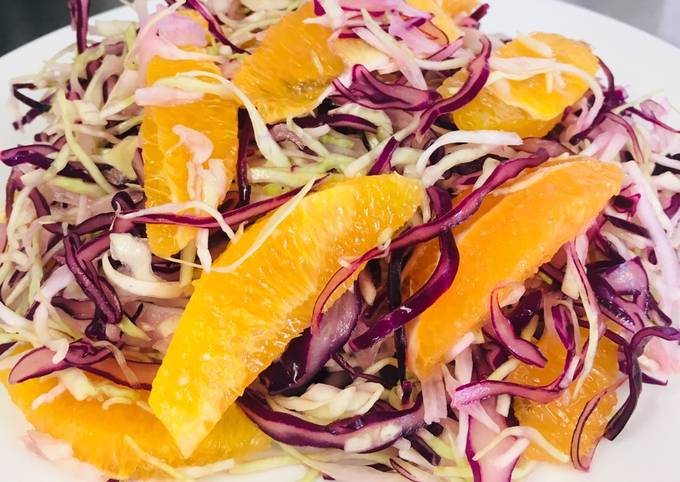Resep Salad kol merah, putih dan orange oleh Michael Turnip - Cookpad