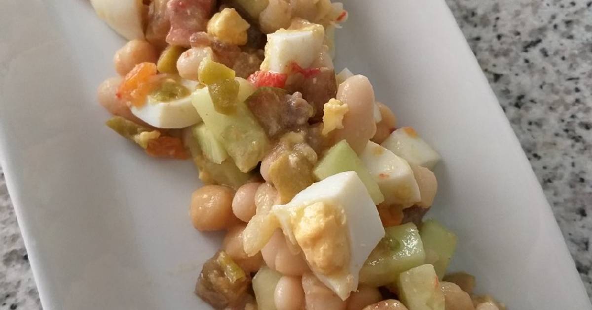 Ensalada de legumbres Receta de Lourdes - Cookpad