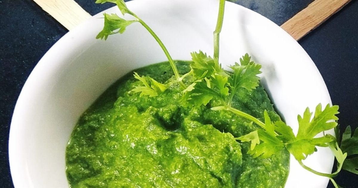 लहसुन और हरी धनिया की चटनी (Lahsun Aur Hari Dhaniya Ki Chutney Recipe ...