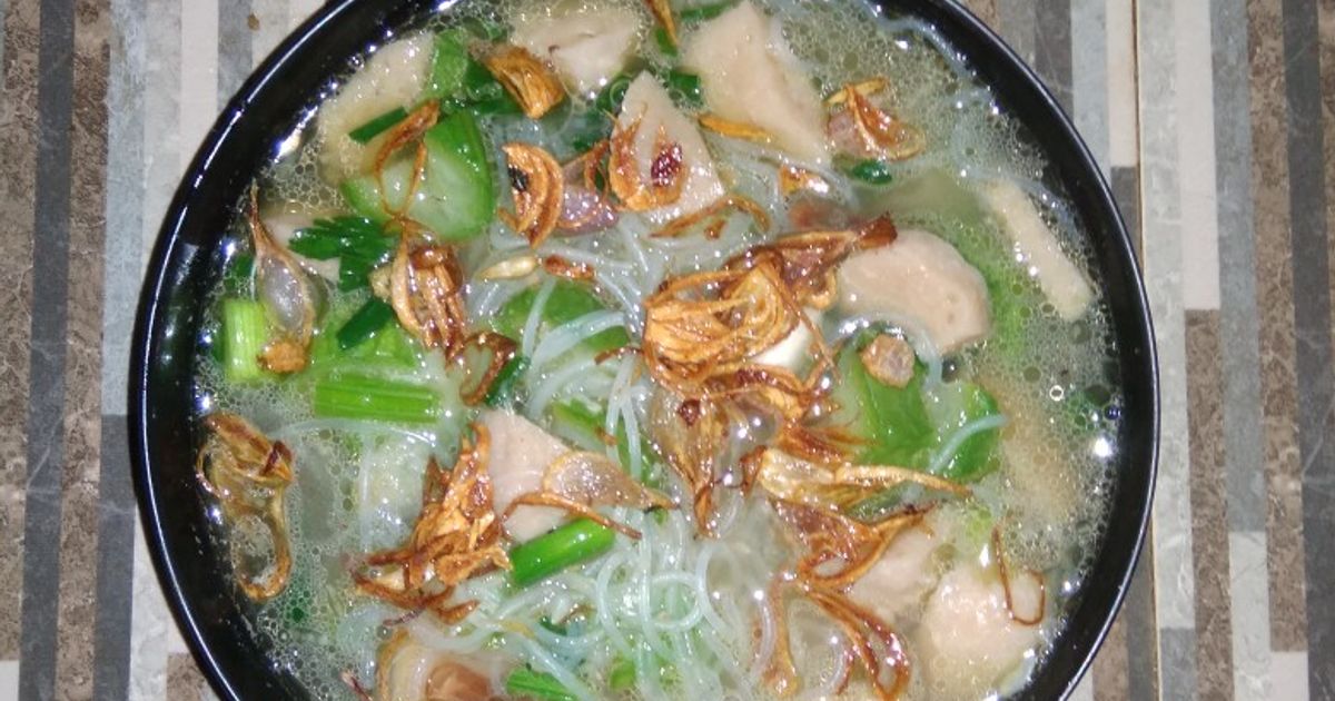 Resep Sup Baso Oyong Bihun oleh Sri Sulastri - Cookpad
