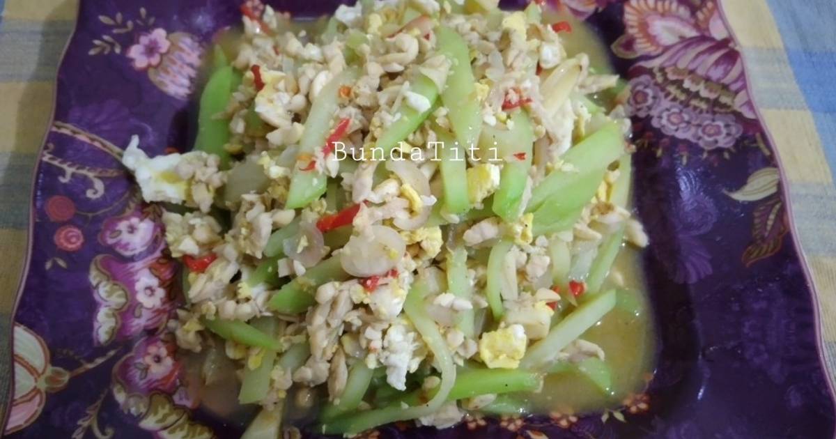 27 resep tumis labu siam tempe telur enak dan mudah - Cookpad