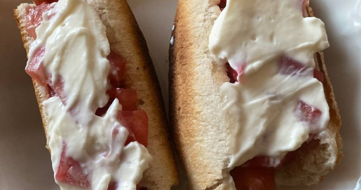 Pan con mayonesa - 416 recetas caseras- Cookpad