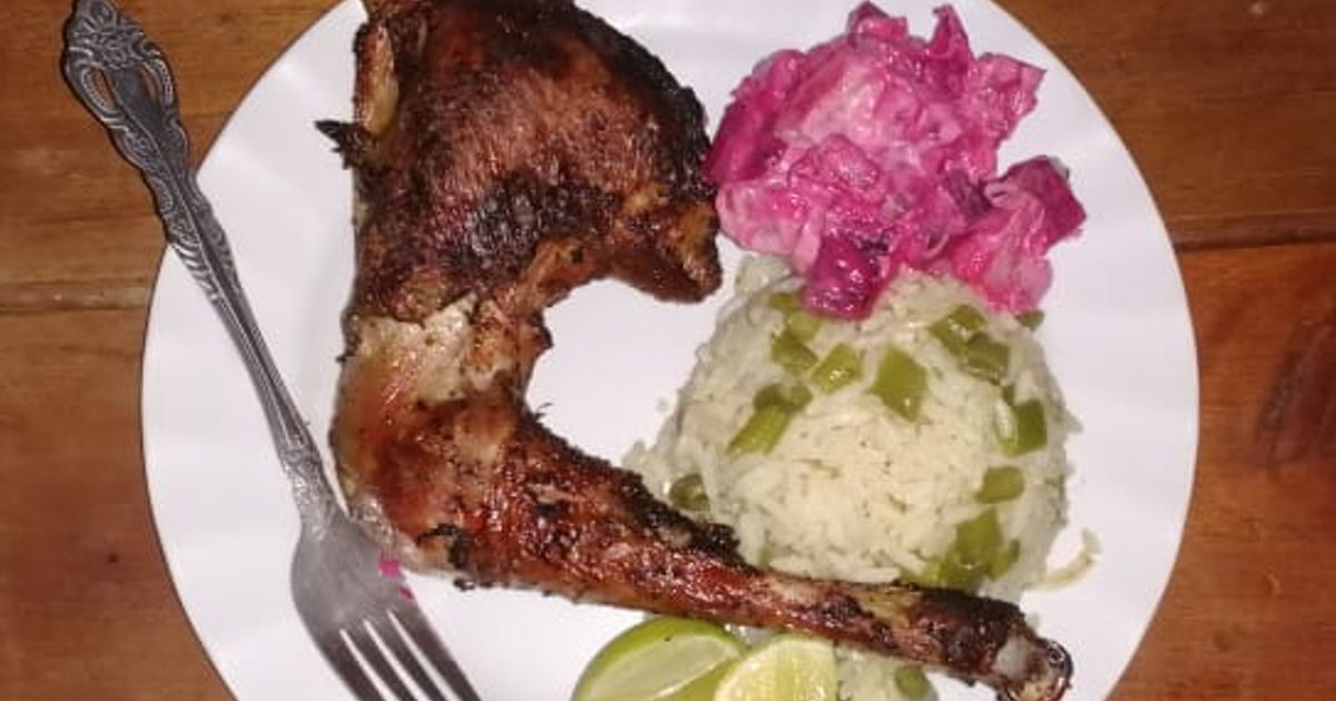 Gallina Asada....🇸🇻 Receta de ircia de mejia - Cookpad