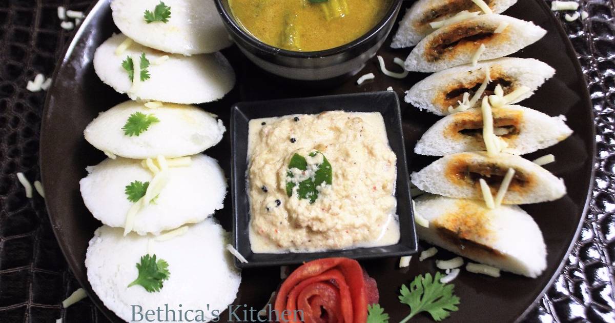 Stuffed Cheese Idli Recipe by Bethica Das - Cookpad