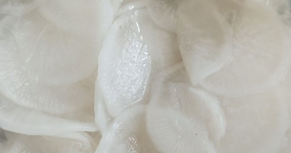 Nabo Encurtido Receta de Marian Gonzalez- Cookpad