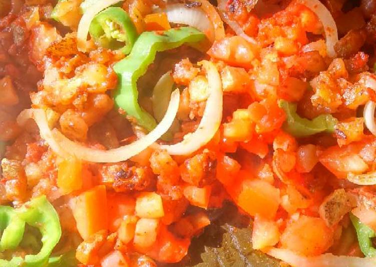 Papas con chorizo a la mexicana Receta de 🌸Laurita Garza 🌸- Cookpad