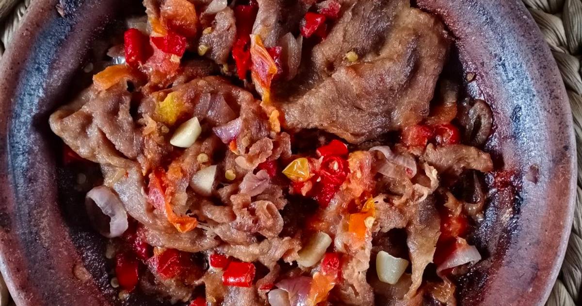 4 resep sambel daging belly enak dan mudah - Cookpad