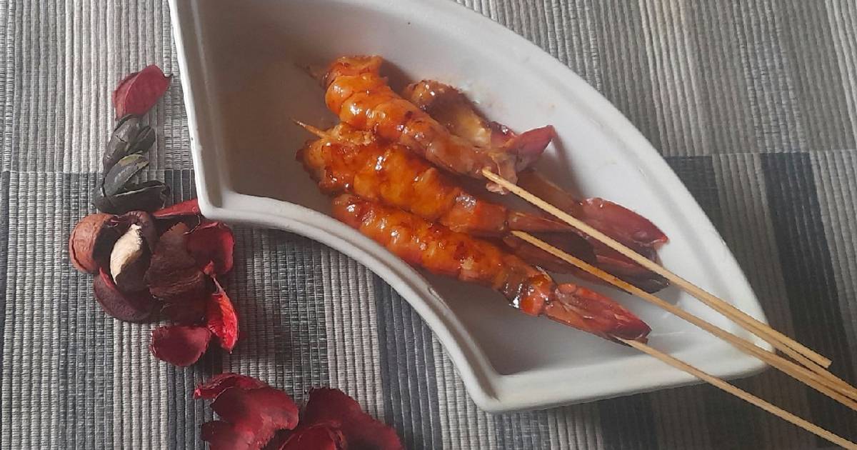 Resep Sate Udang 3 bahan oleh Yuanisa Pardi - Cookpad