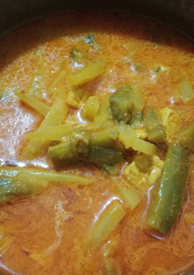 Resep Sayur lodeh labu siam, terong & Tempe oleh Franciska Susanti ...