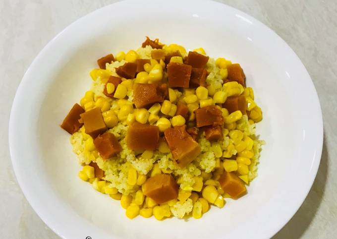 Resep Nasi Quinoa,labu dan jagung manis #nasi organik oleh Angela Litha ...