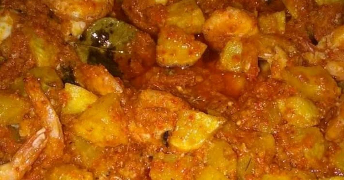 Resep Kentang udang sambel kesukaan ank gadis oleh Ade Nia Sudirman ...