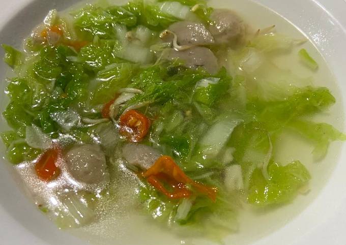 Resep Sop Sawi Putih Simpel oleh Felicia Desi Nora - Cookpad
