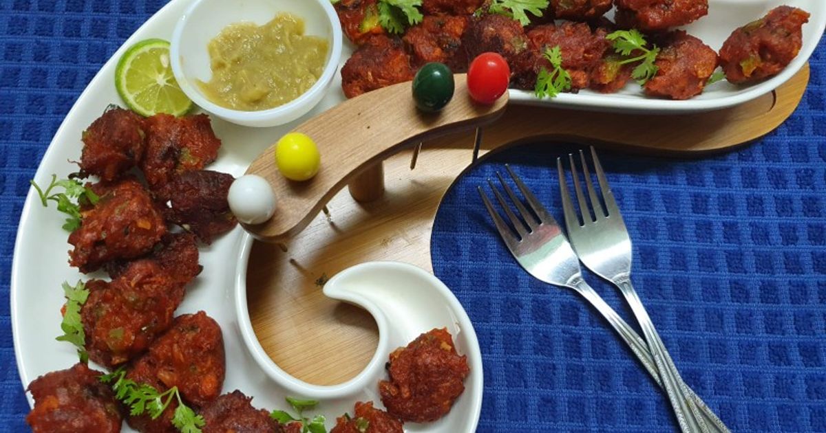 Chinese Chicken Pakora Recipe by Kumkum Chatterjee - Cookpad