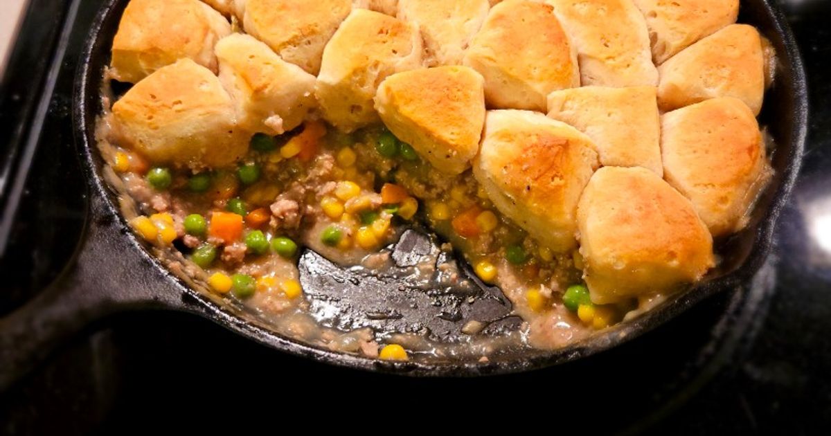 Turkey Biscuit Skillet Recipe By Shari Meyer
