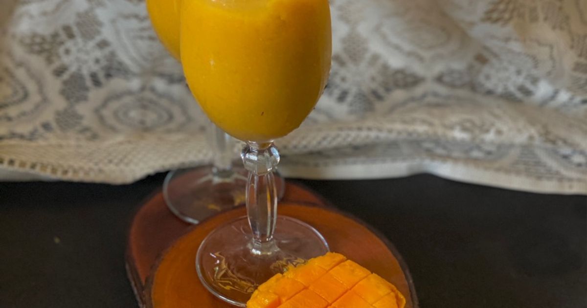 Small Beverage Mango Horchata Recipe by Madhumita Bishnu - Cookpad