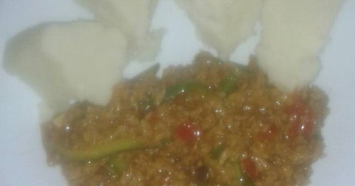 Pan Fried Mince Sossi Soya Served With Ugali Recipe by Kelvin Mugambo ...