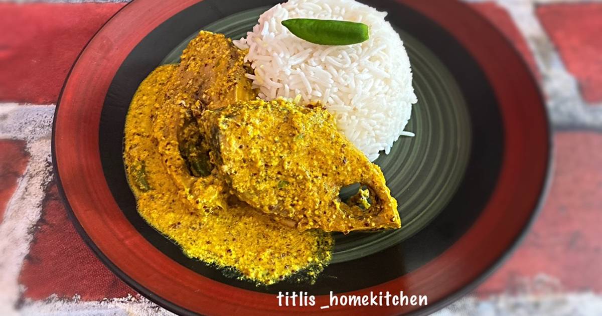 10 easy and tasty shorshe ilish recipes by home cooks - Cookpad