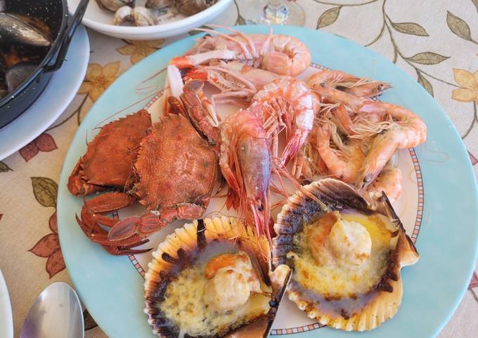 Mariscada de Marisa Marcos Ortega. Con pescado bien fresco Receta de ...