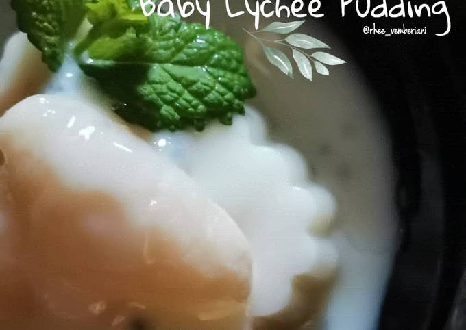 Resep Puding Baby Lychee oleh Rhee - Cookpad
