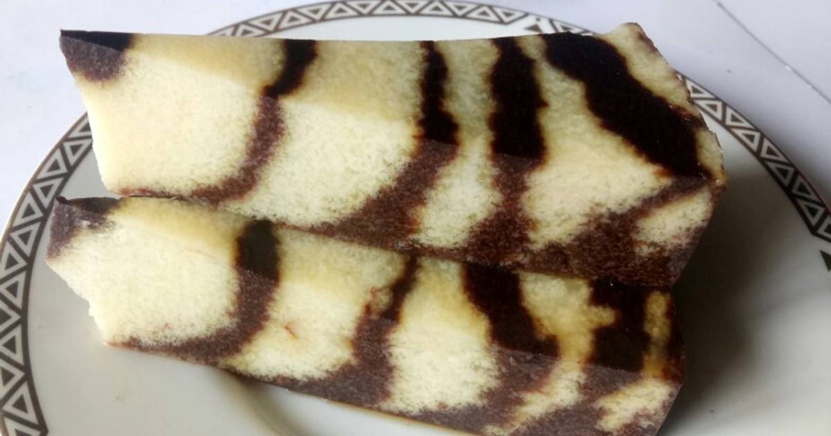 Resep Puding Zebra Roti Tawar oleh Mira Rozanna - Cookpad