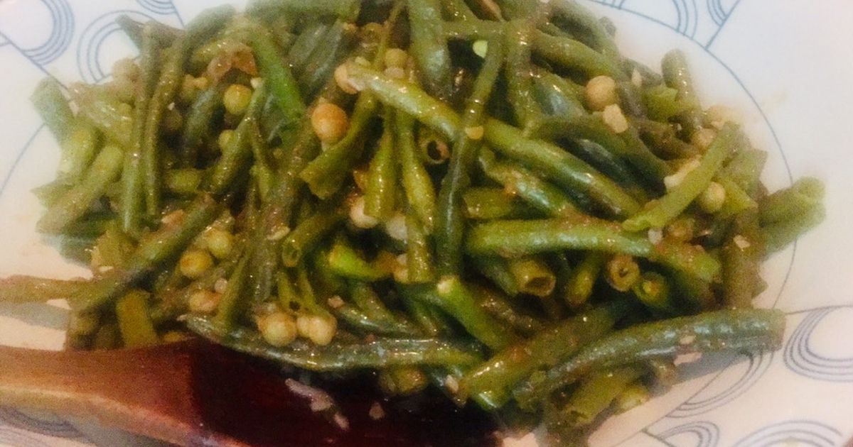 Chauchas Salteadas Receta de Hernan Diego Martin- Cookpad