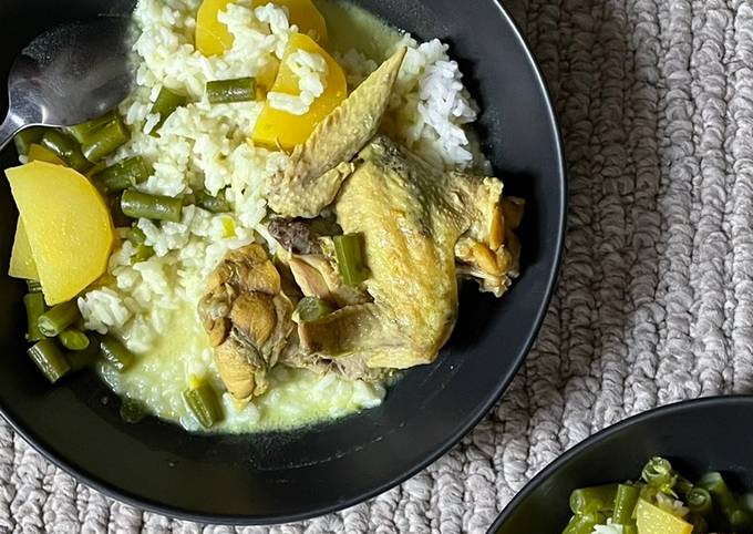 Resep Kari Ayam Kentang Buncis - Chicken Curry with Potato and Green ...
