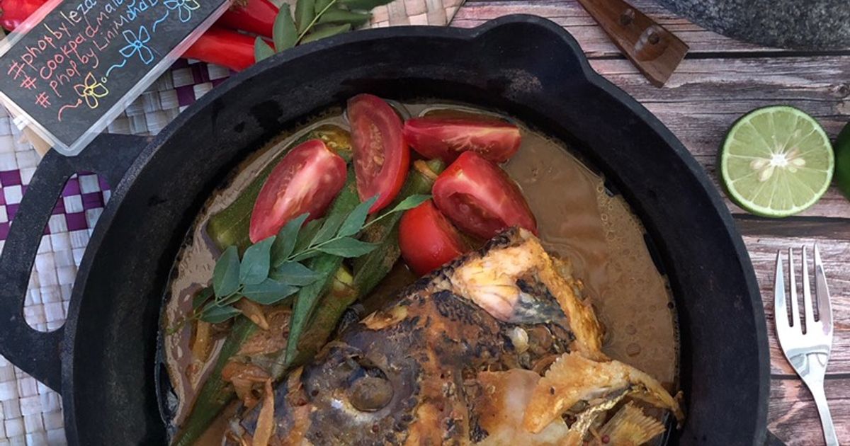 Resipi Kari Kepala Jenahak #Phop By Lini Mohd #Batch18 oleh El - Cookpad