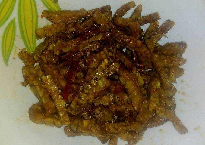 Resep Tempe kering gula merah oleh Fajar Indah - Cookpad