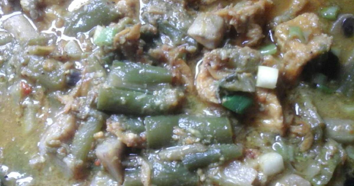 Resep Sayur lompong (batang tales) oleh QQ - Cookpad