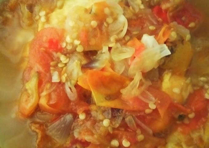 Resep Telur kuah tomat oleh Dini Nihayati - Cookpad